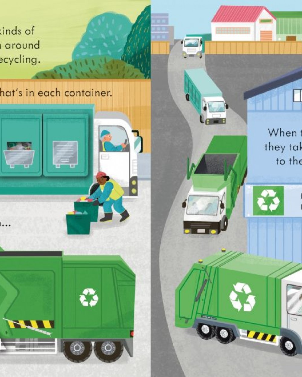 Peep inside - How recycling truck works